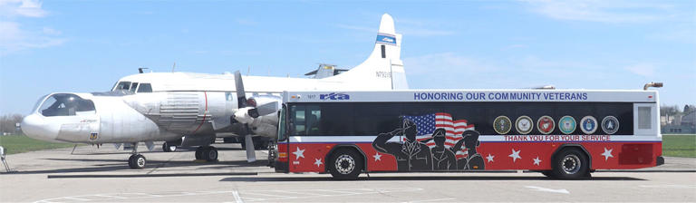 RTA to display veteran themed bus at Americana Fest