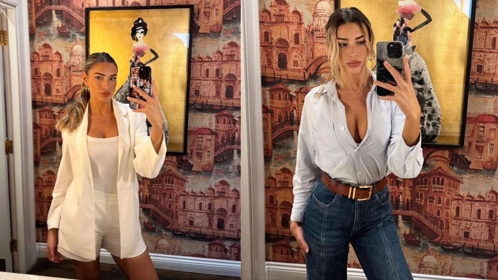 10 stunning Zara McDermott Glastonbury photos with Louis Tomlinson ...