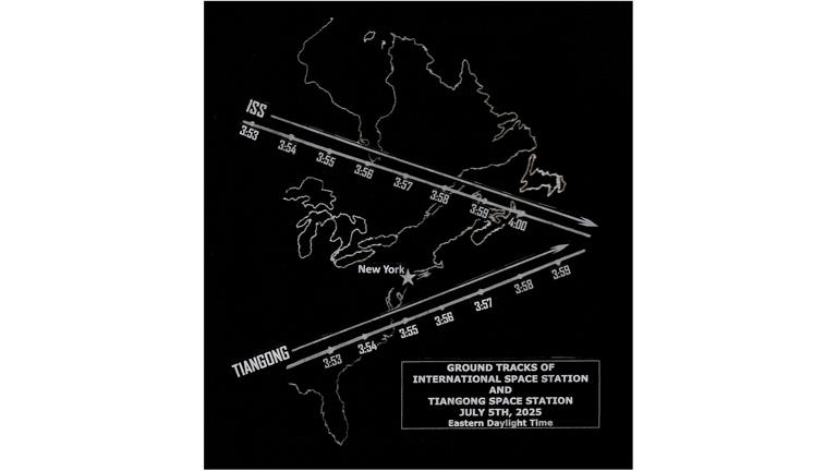How to see China's Tiangong space station and the ISS in the predawn ...