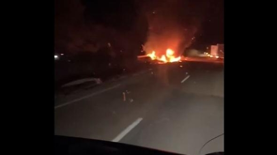 La Lamborghini di Diago Jota avvolta dalle fiamme: il video subito dopo ...