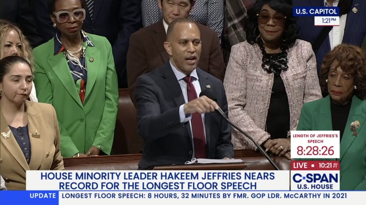 JUST IN: Hakeem Jeffries Breaks Kevin McCarthy’s Record For Longest ...