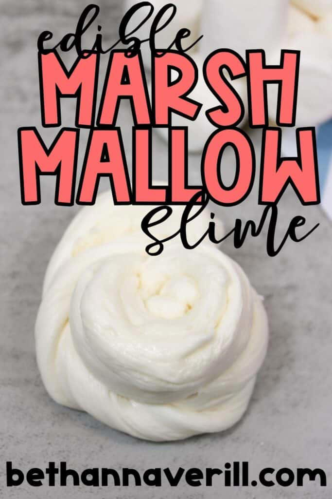 Edible Marshmallow Slime Recipe for Kids