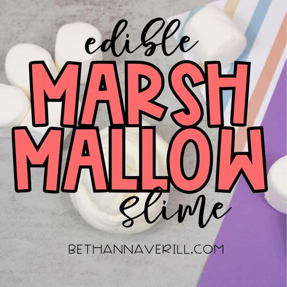 Edible Marshmallow Slime Recipe for Kids