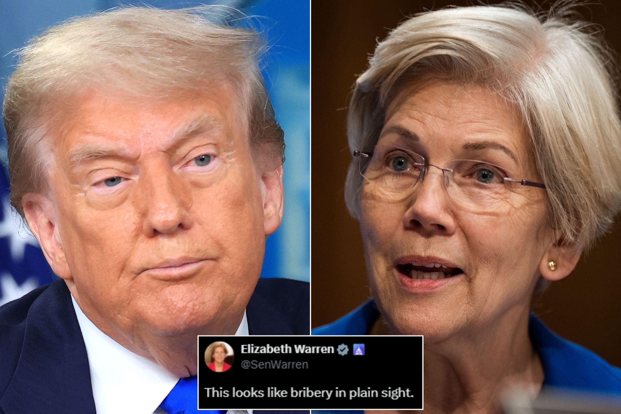 Elizabeth Warren Calls for 'Investigation' Into Paramount's $16M Trump ...