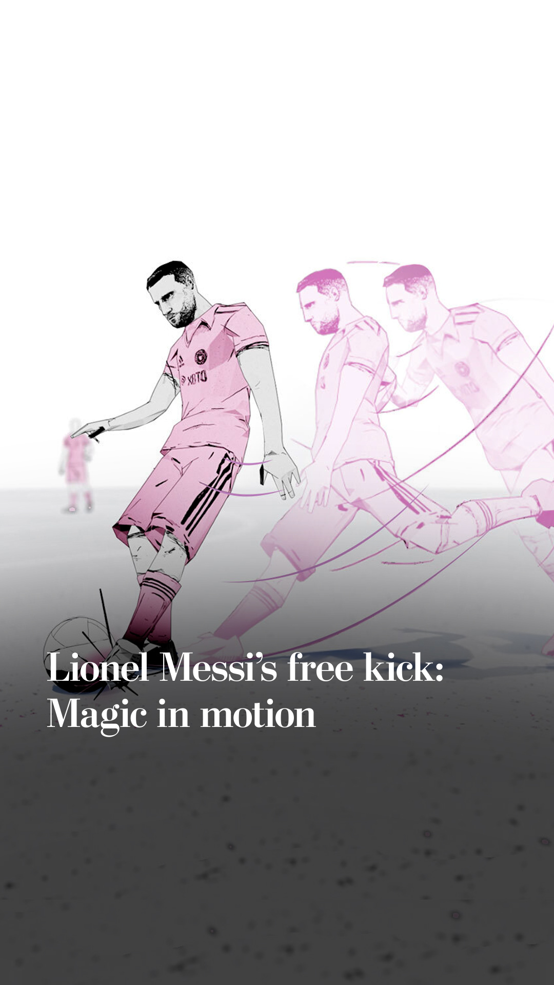 Lionel Messi’s free kick: Magic in motion