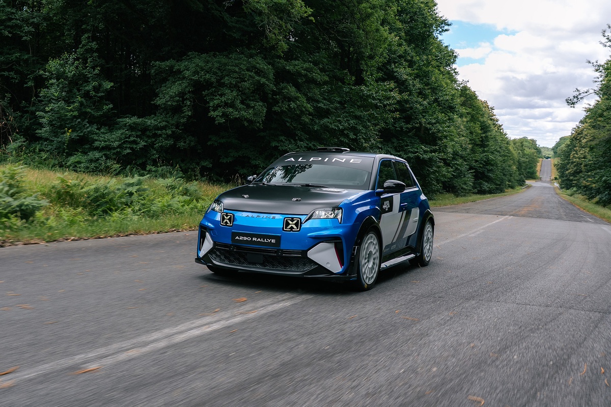 Alpine reveals new all-electric rally car