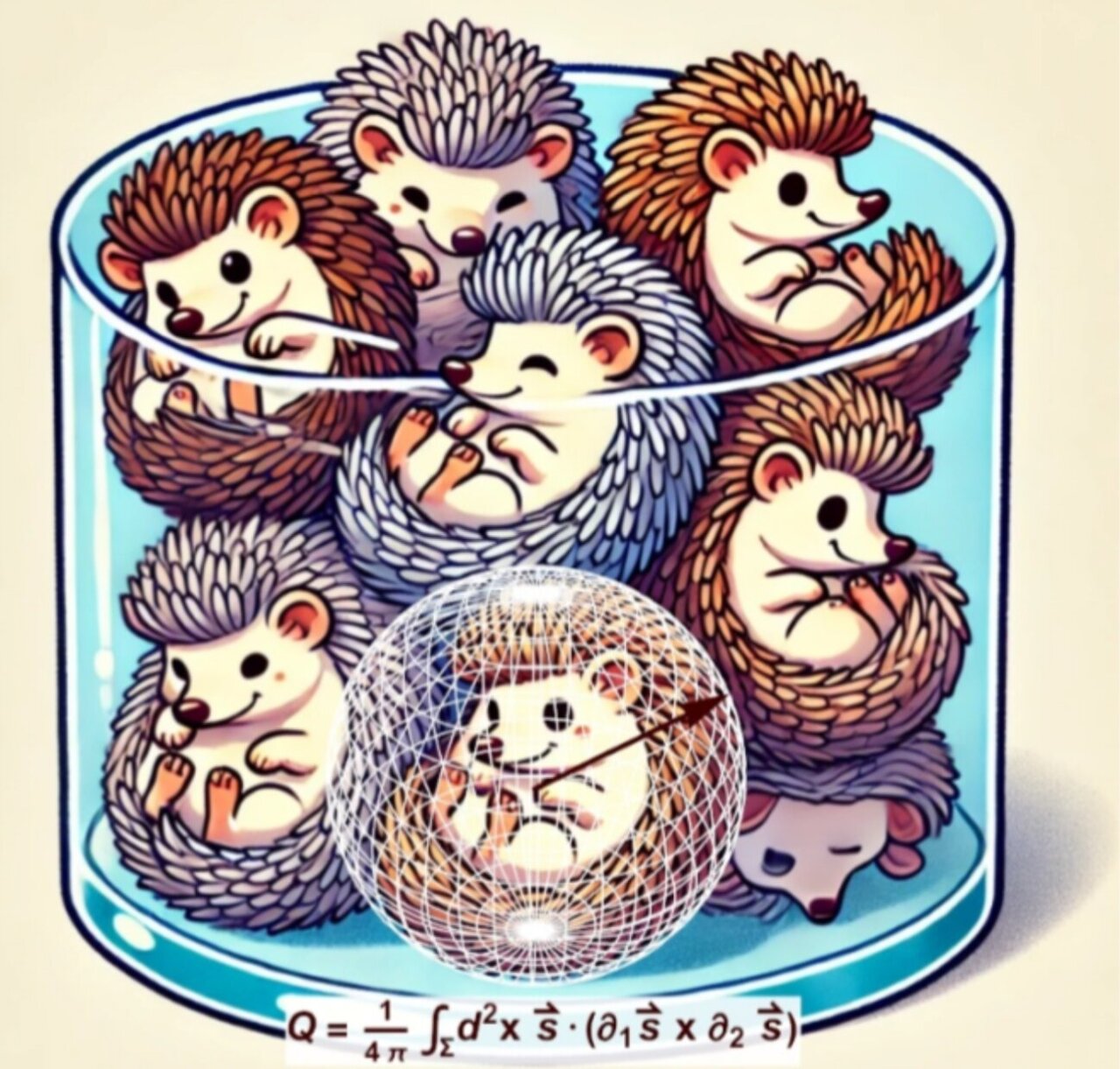 Unveiling hedgehog topological defects in three dimensional glasses