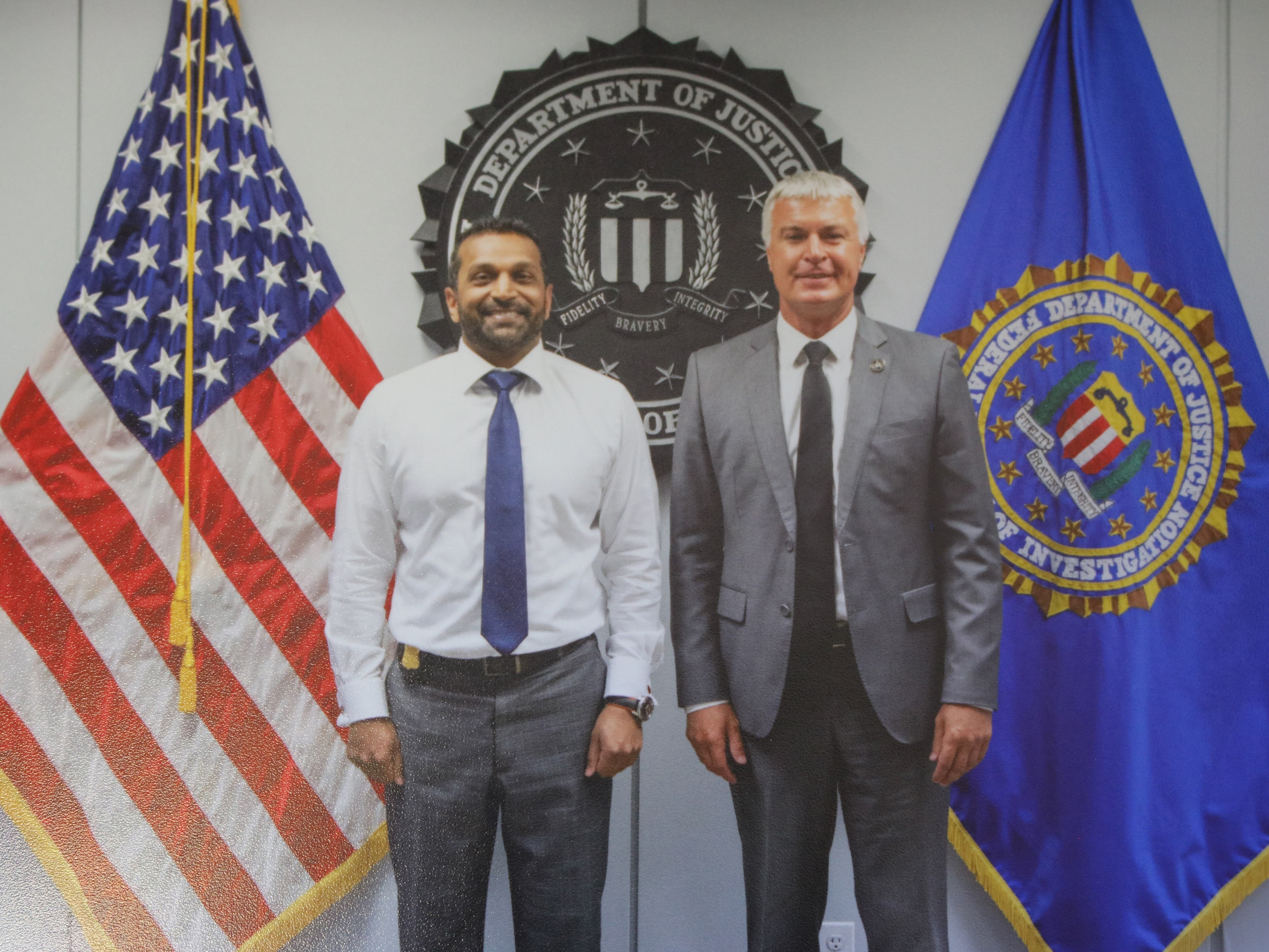 AG Jackley meets with FBI Director Kash Patel