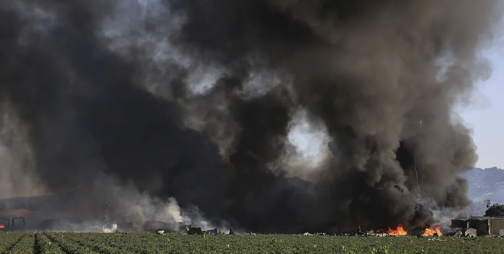 Seven missing after explosion at California fireworks warehouse upends ...