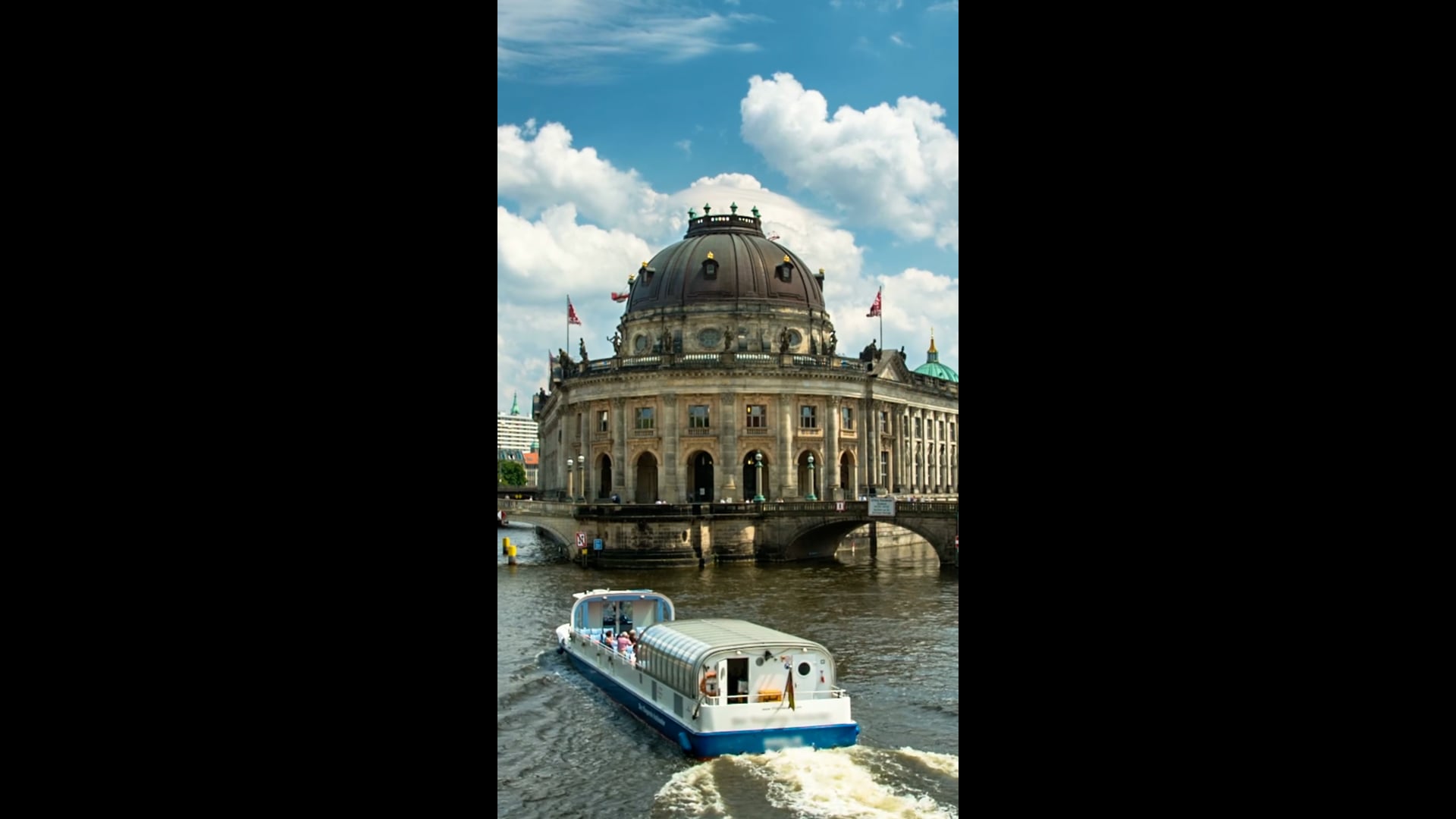 Soaring Over History: Museum Island's Aerial Splendor.