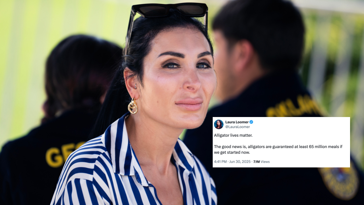 Laura Loomer Tweets About Alligators Getting "65 Million Meals" Day ...