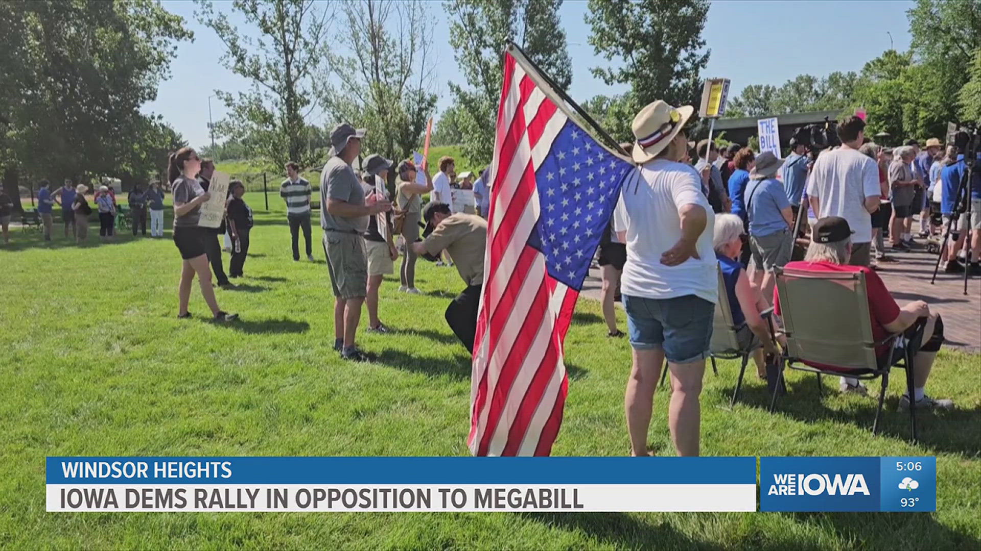 Iowa Democrats rally to 'Kill the Bill' against Trump's tax bill