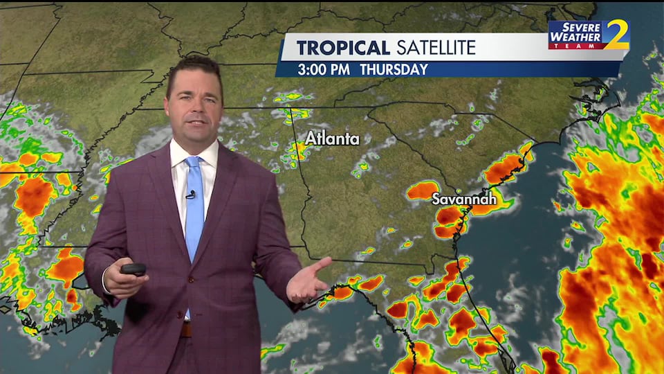 Tropical system potentially developing in Atlantic
