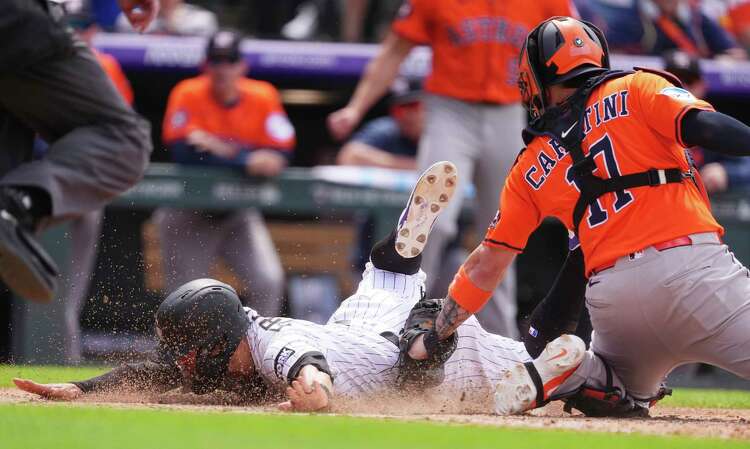 Houston Astros denied series sweep as MLB-worst Colorado Rockies rally ...