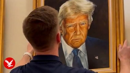 New Trump portrait goes on display after ‘the worst’ version taken down