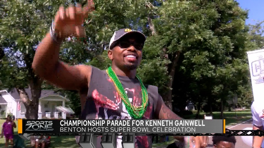 Super Bowl Champion Kenneth Gainwell Returns Home for Parade in Benton