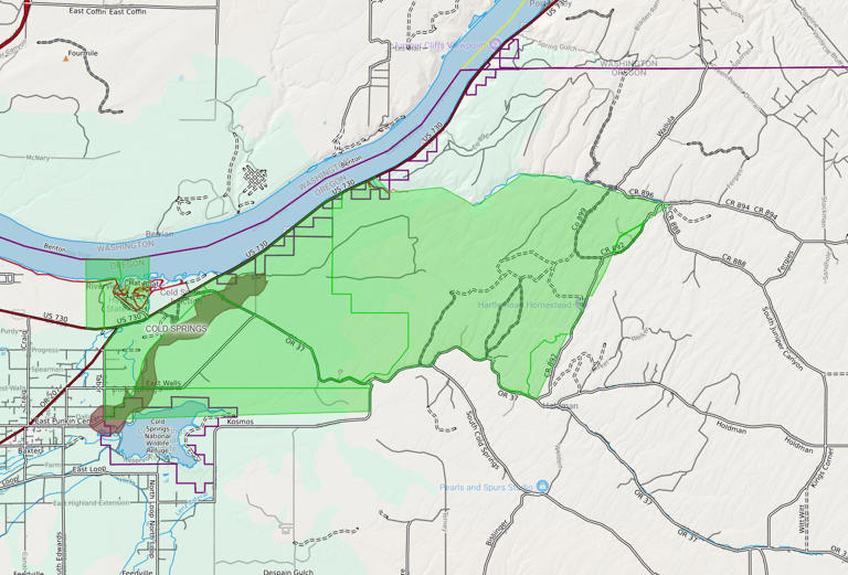 Cold Springs Fire in Umatilla Co. grows to 1,900 acres, 1 home burned