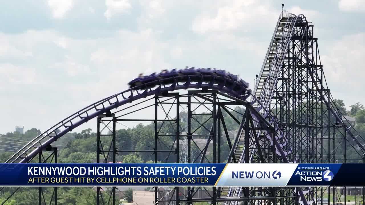 Roller coaster rider struck by cellphone on Phantom's Revenge at Kennywood