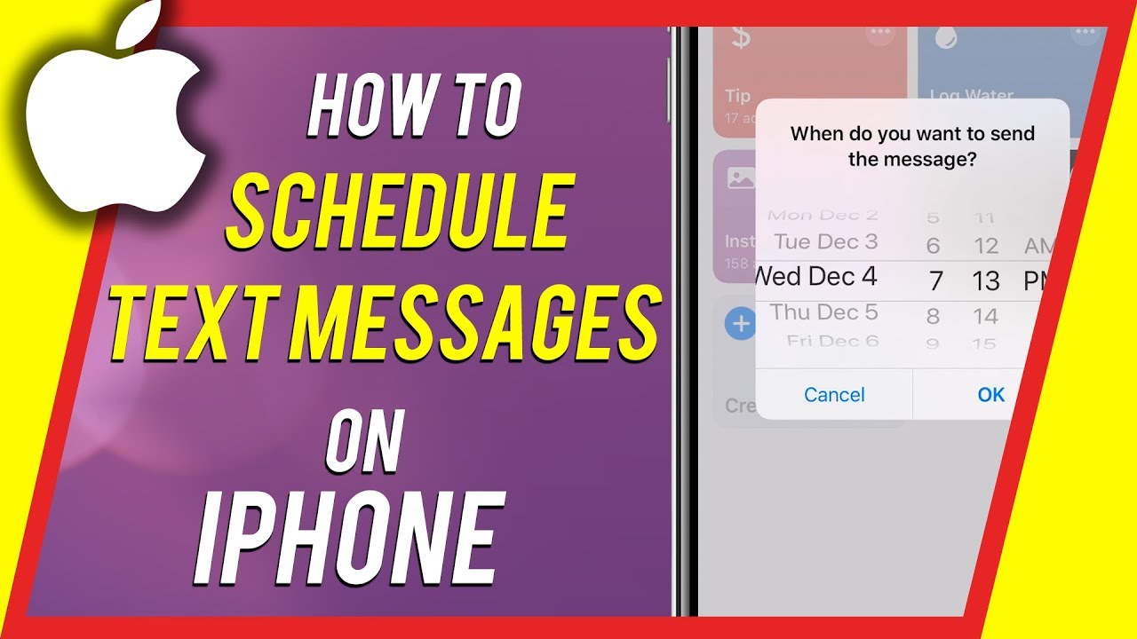 How to Schedule Text Messages on iPhone
