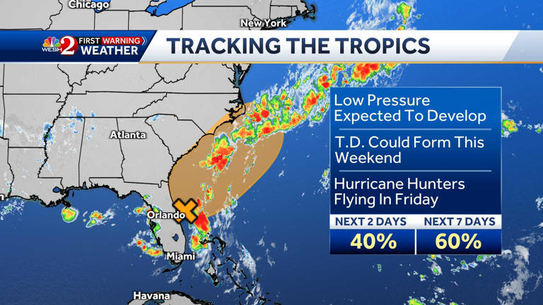 Chances rise for potential tropical disturbance that could impact ...