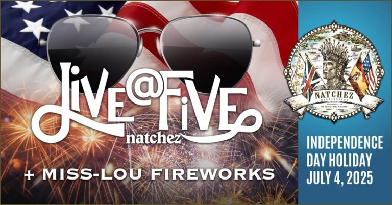 Live@Five, Miss-Lou Fireworks set for July 4