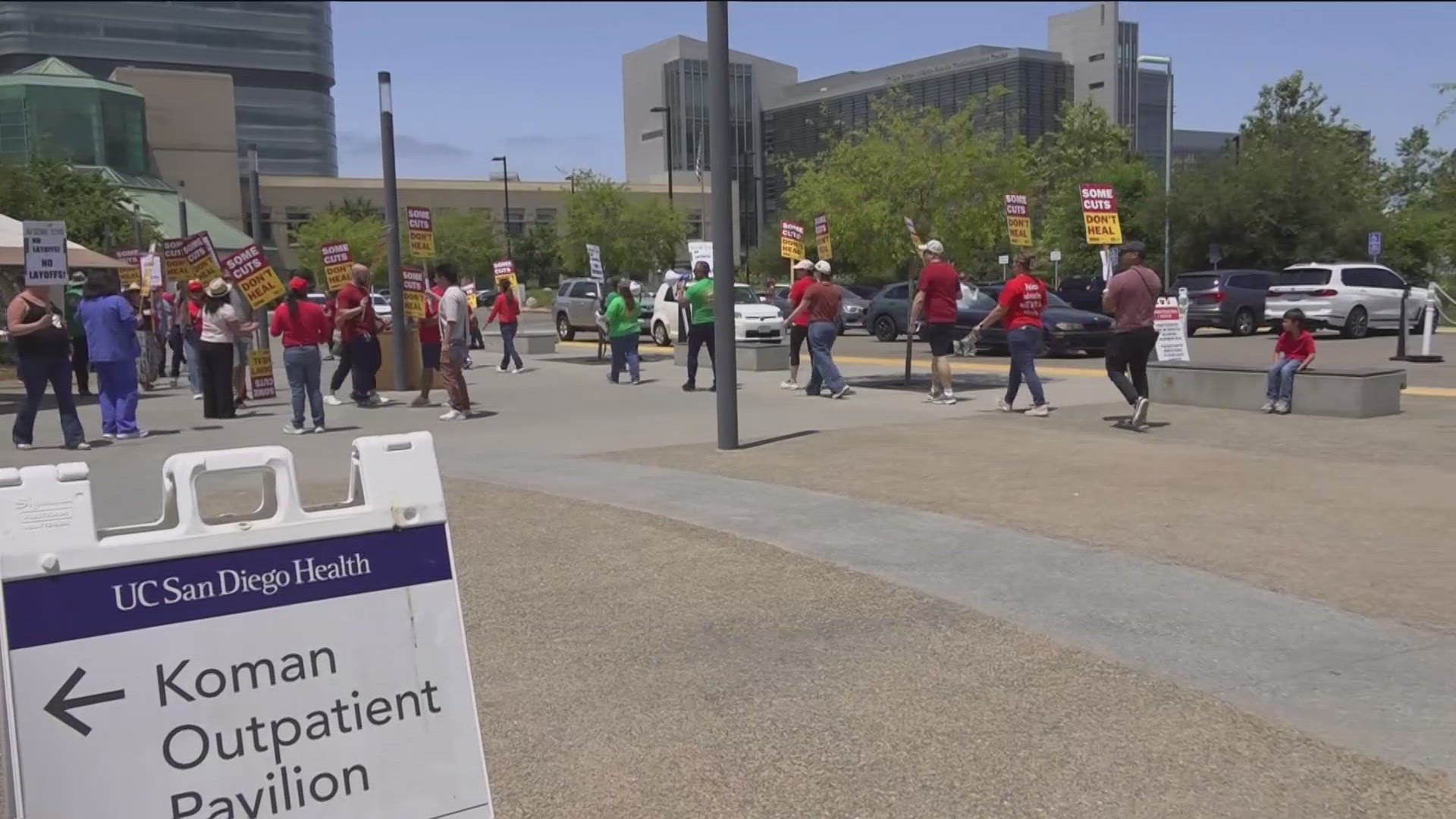 Nurses decry layoffs at UC San Diego Health, cite patient care at risk