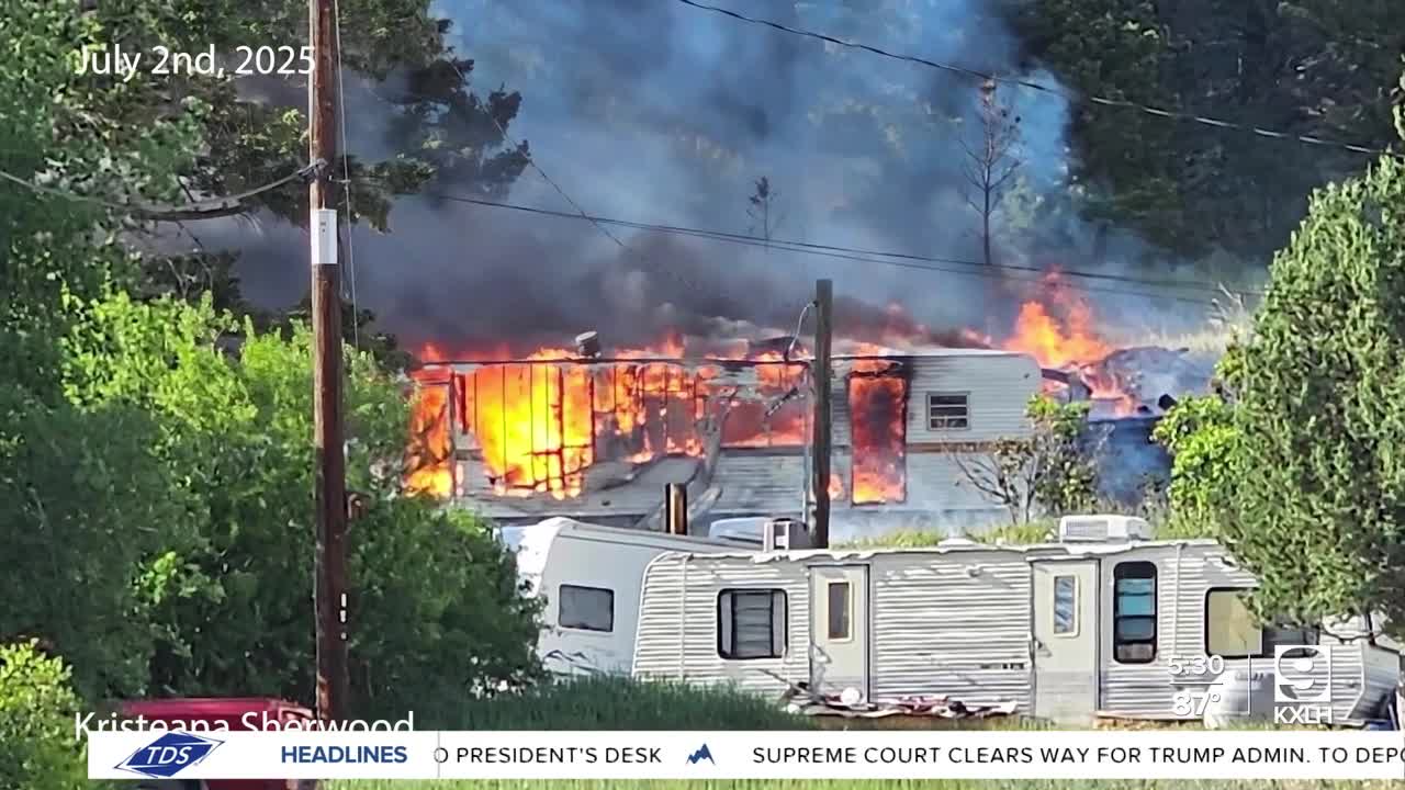 Basin residence burned in wildfire caused by fireworks