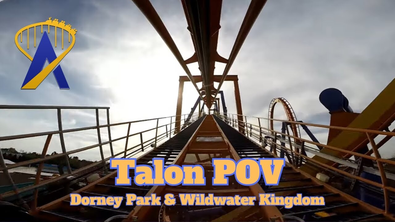 Talon Roller Coaster POV from Dorney Park