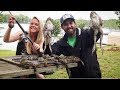 We Caught, Cleaned, and Cooked 17 Bullfrogs in One Night
