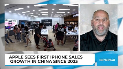 Apple Sees First iPhone Sales Growth in China Since 2023