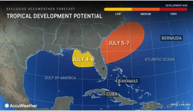 Odds Increase Tropical System Could Develop Off East Coast: Here's Latest