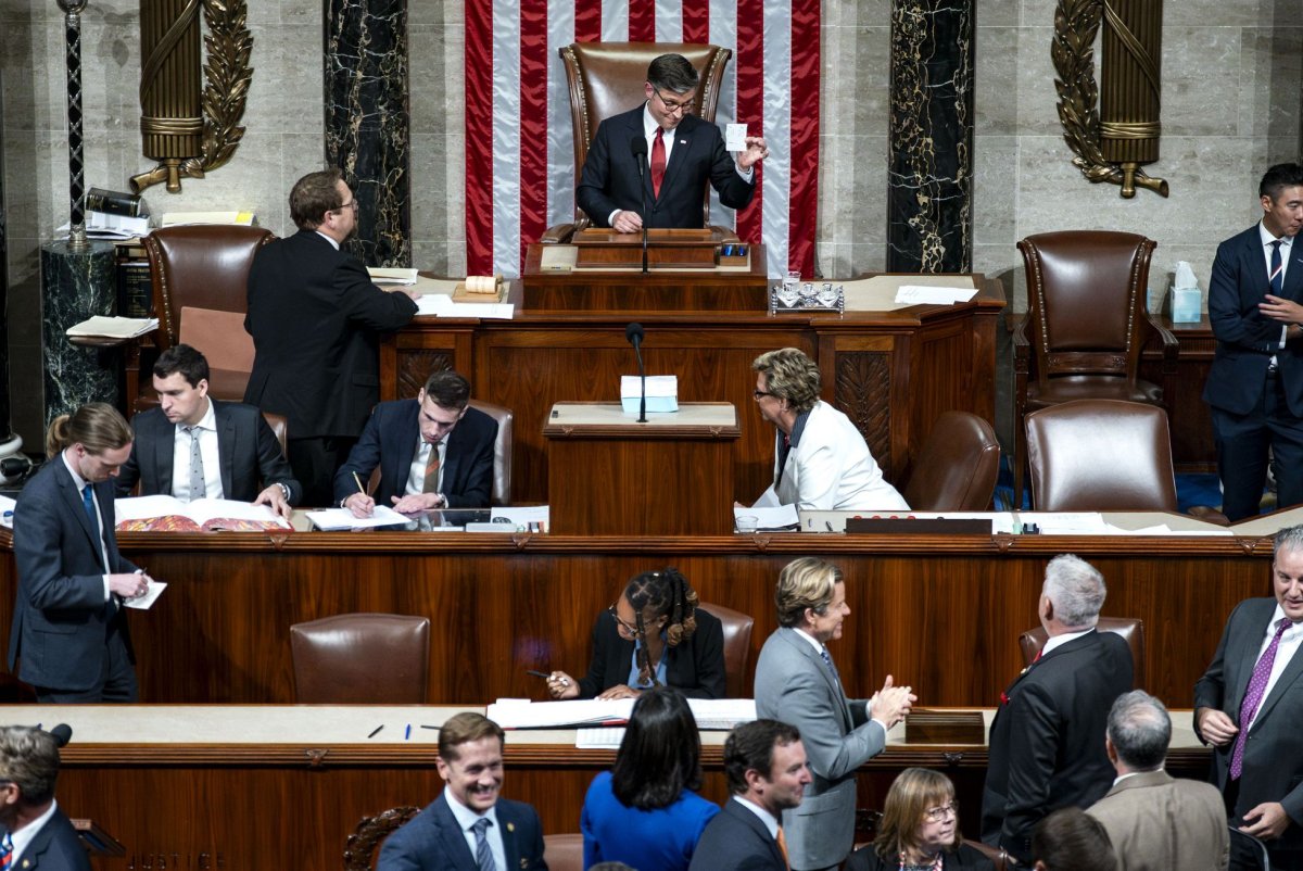 House votes 218-214 to approve President Trump's massive budget bill