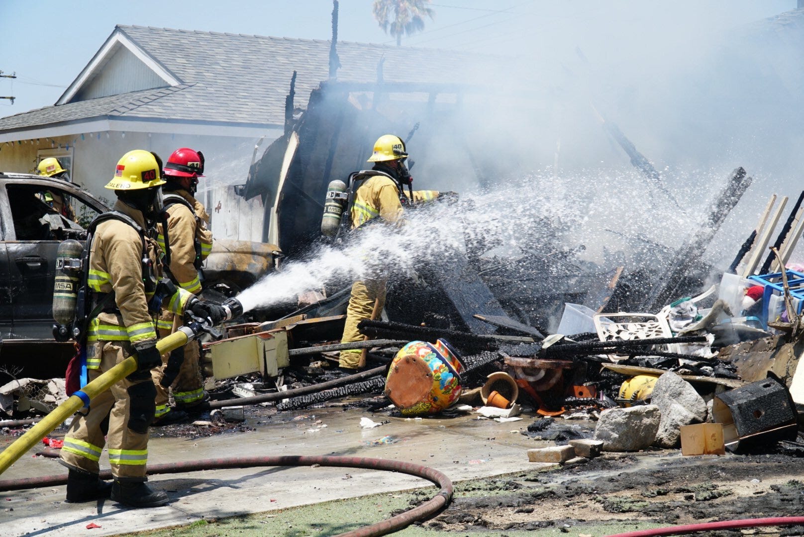 1 person killed in California house fire after fireworks explode in garage