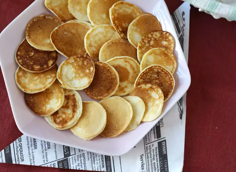 Super easy to make homemade blinis!