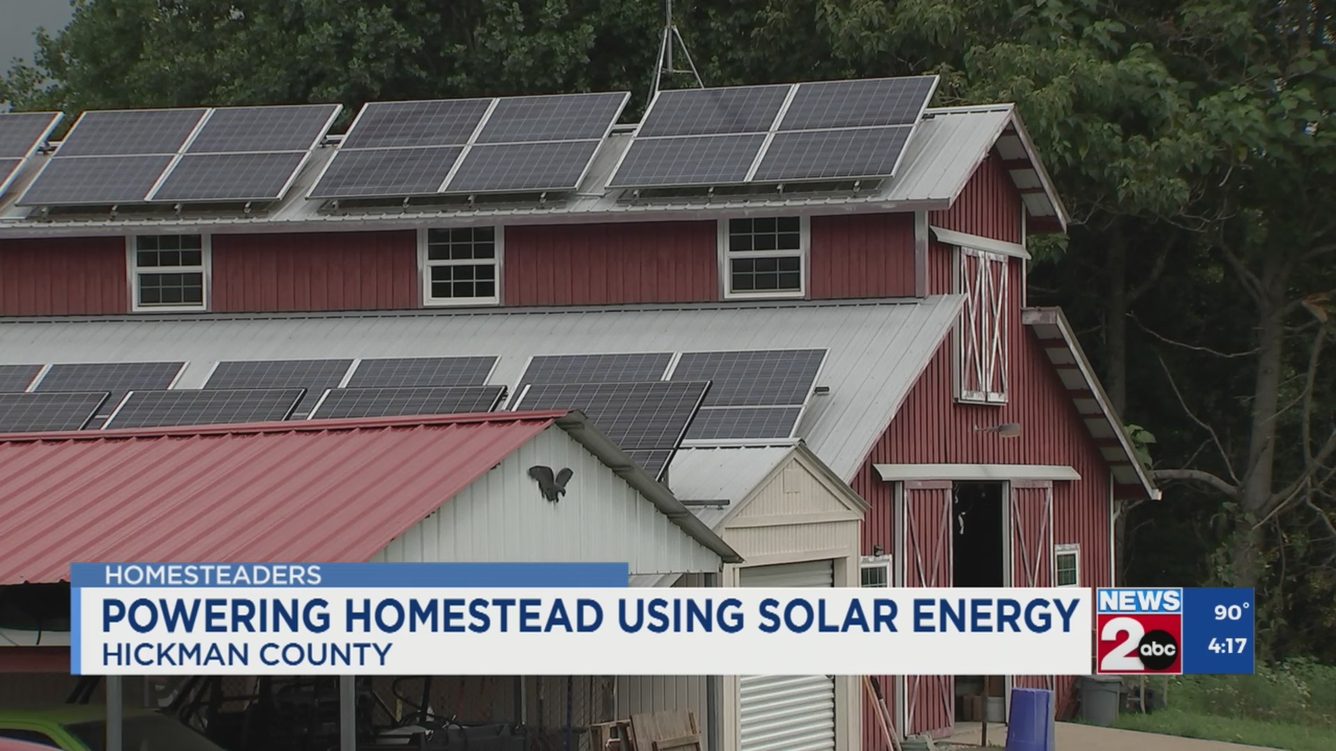 Powering a Hickman County homestead using solar energy