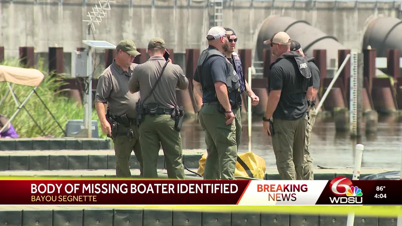 Westwego man identified as body pulled from water in Bayou Segnette