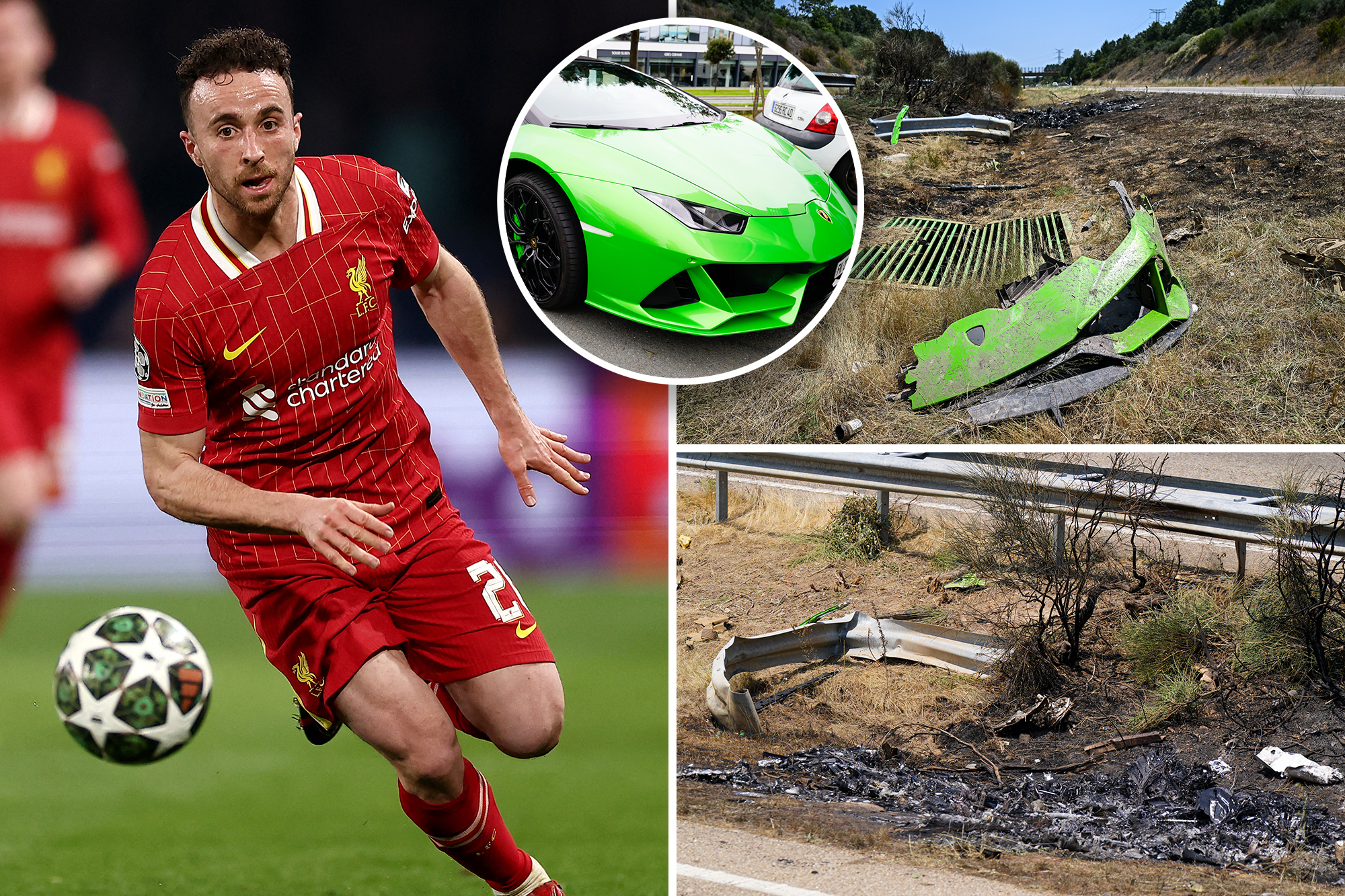 Liverpool soccer star Diogo Jota was on a 10-hour drive when he died in ...
