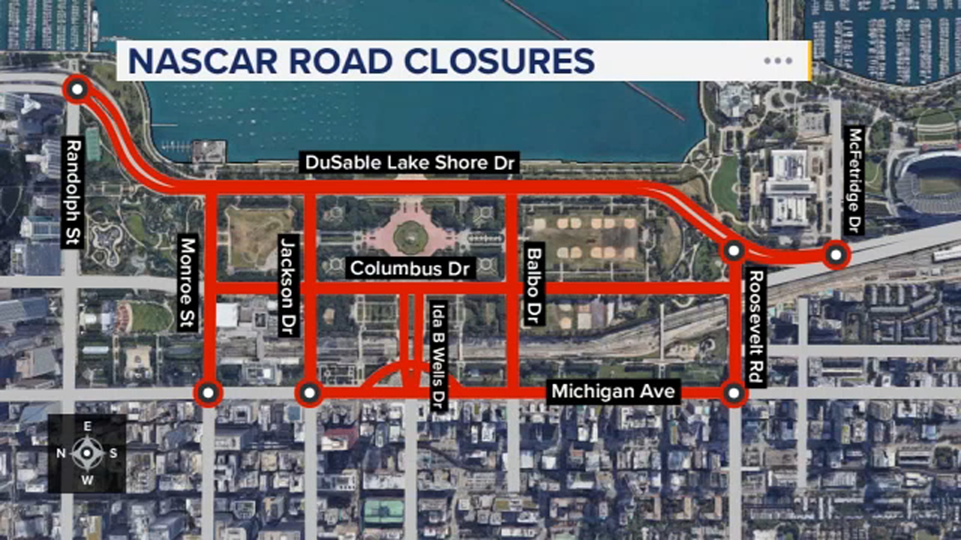 Street closures for Chicago NASCAR race underway, construction schedule ...