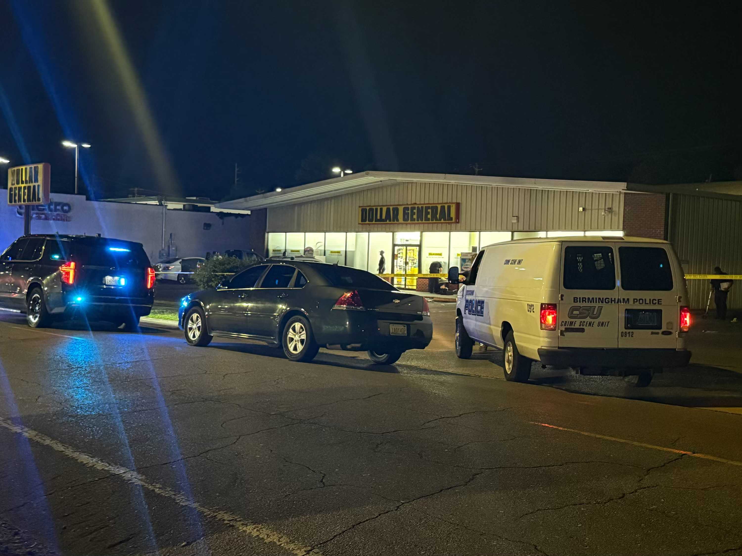 Person shot during robbery at Dollar General in Birmingham
