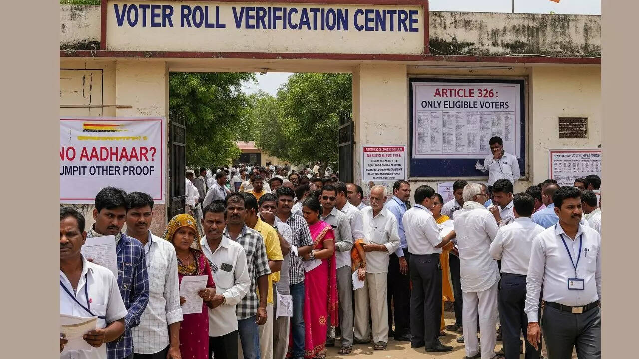 Bihar polls: ECI lists 11 documents for voter roll update, Aadhaar not ...