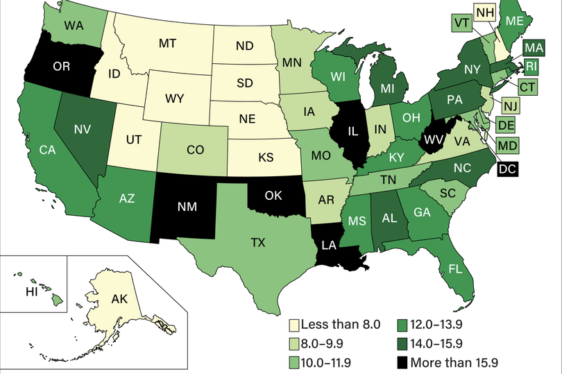 Millions at risk as map shows states hardest hit by SNAP cuts in Trump ...