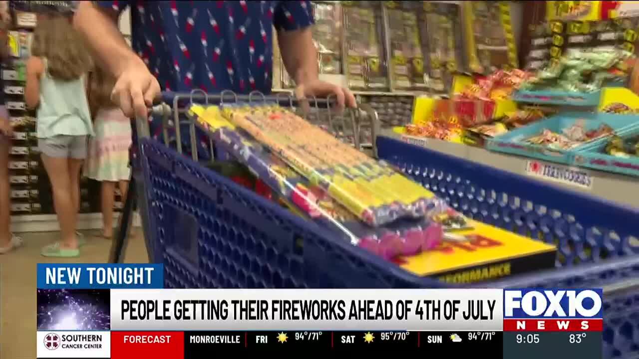 Fireworks stores packed ahead of the Fourth of July