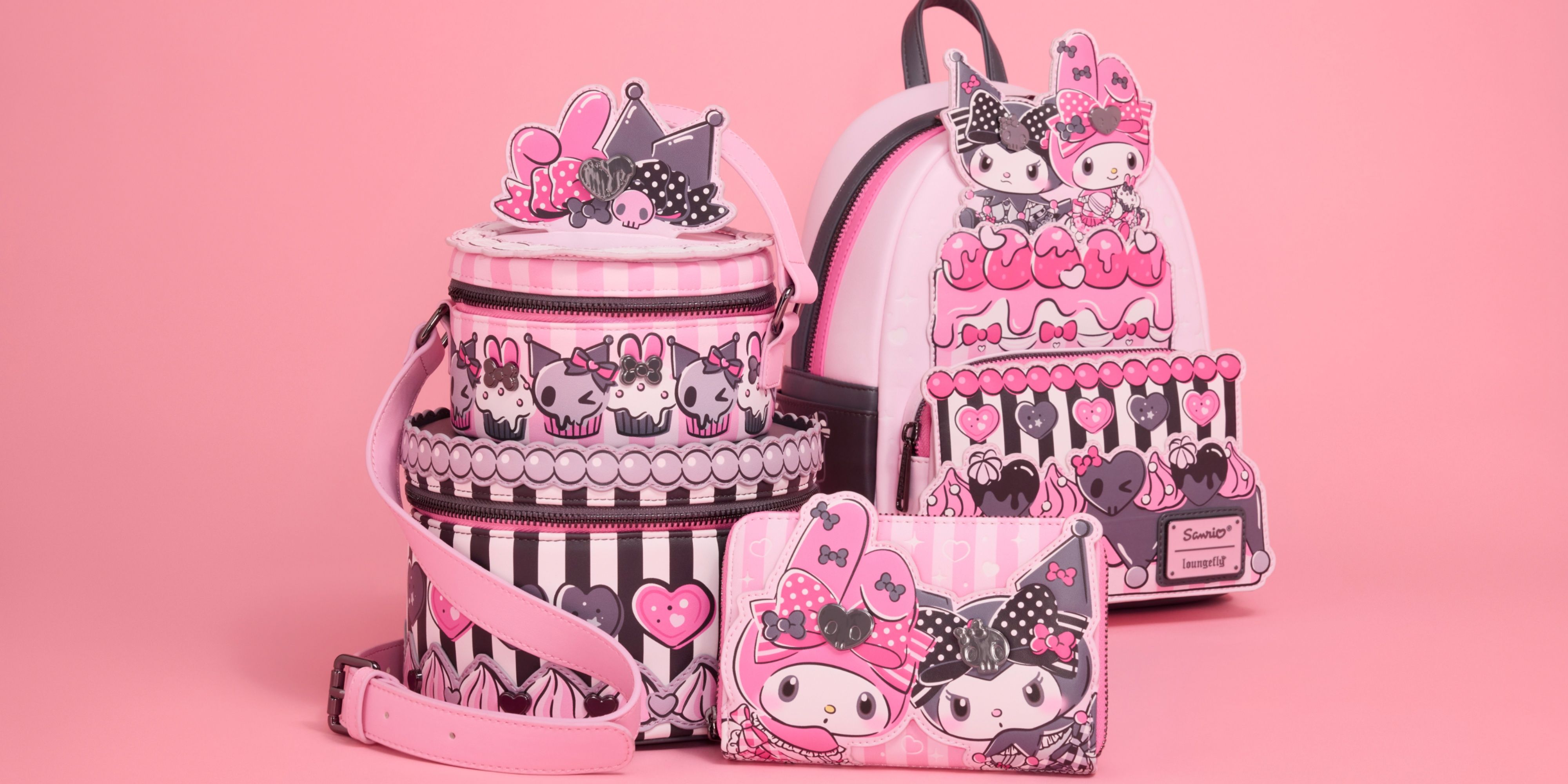 Loungefly Reveals A Birthday Cake-Themed Kuromi And My Melody ...