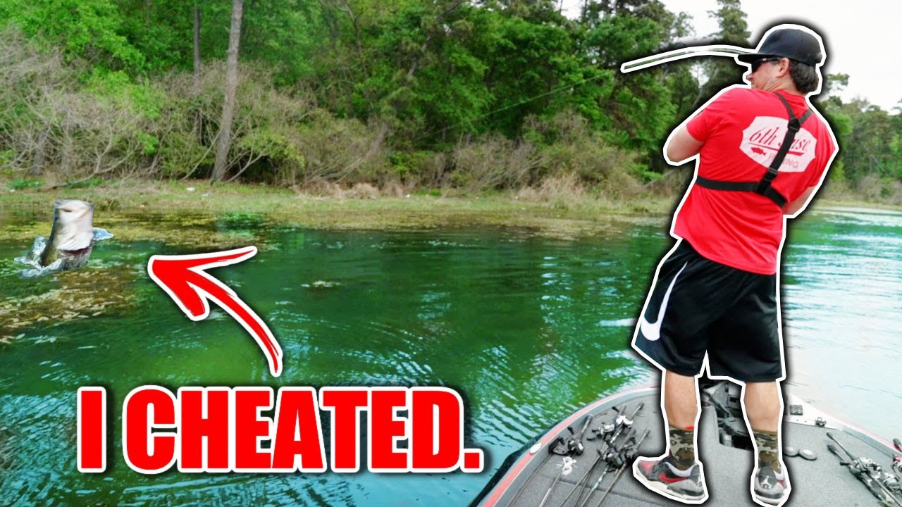 I broke the law to catch biggest fish ever while bed fishing