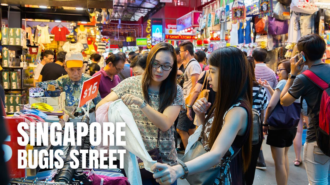 Bugis Street Singapore Shopping Tour (Thru Levels 1 to 3)