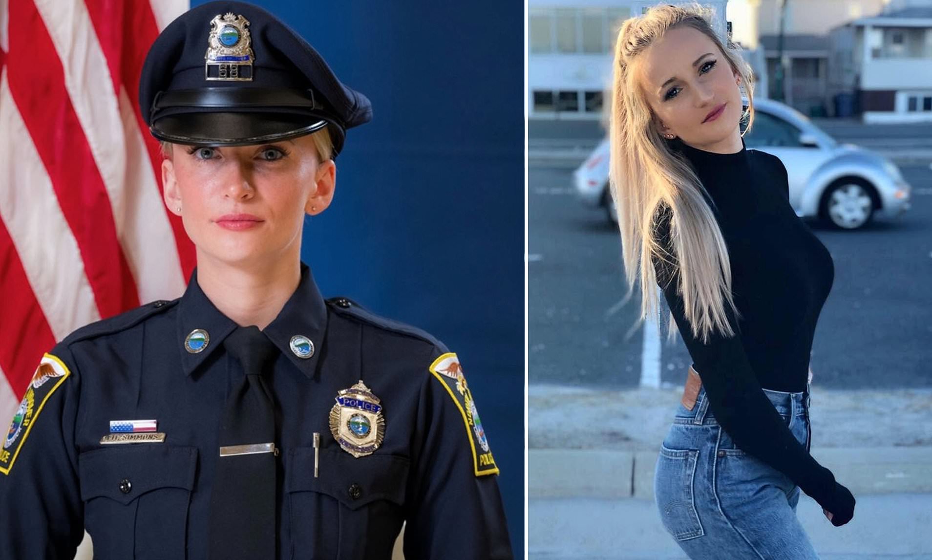 Terrifying threats made by female cop before being shot in wild encounter