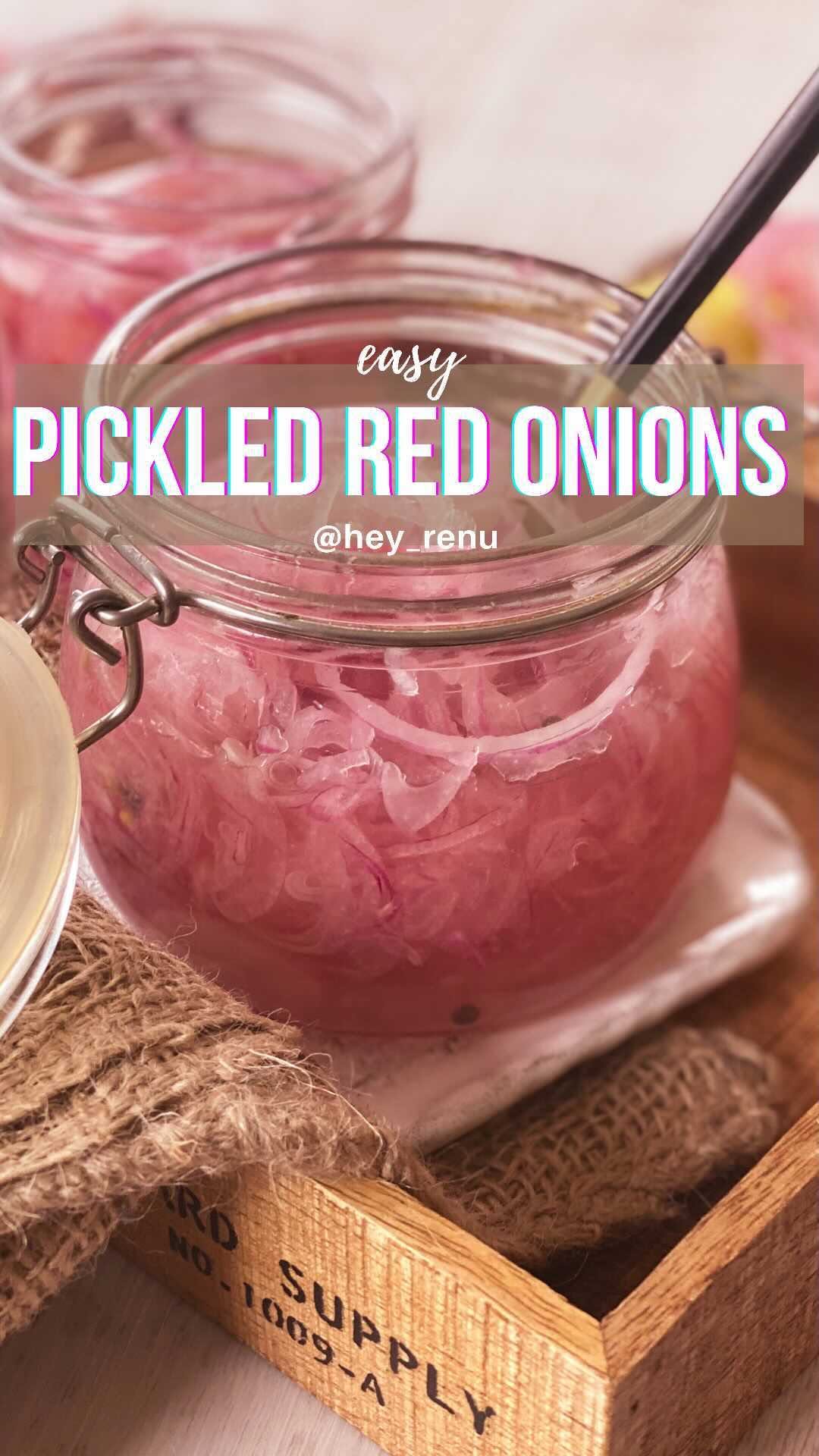 Easy Pickled Red Onions Recipe