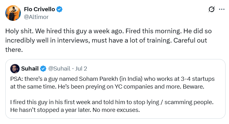 What is IT engineer Soham Parekh story, why everyone in Silicon Valley ...