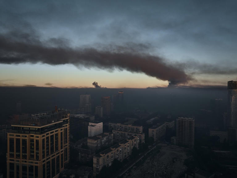 Russian missiles hit Kyiv after Trump call with Putin