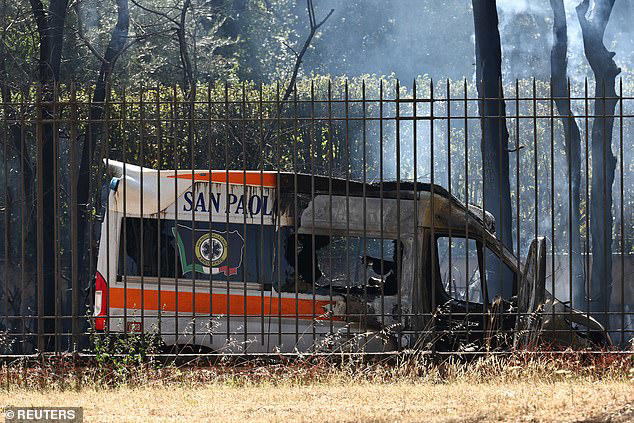 Several injured in huge explosion in Rome as petrol station blows up